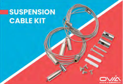Ovia adds new Suspension Cable Kits to lighting accessories range ...