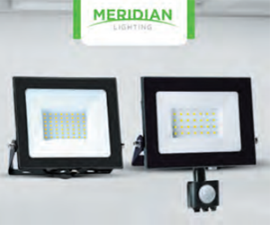 New LED floodlight range from Meridian Lighting - Electrical Wholesaler