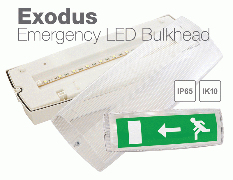 Weatherproof, stylish and robust - Fern-Howard's Exodus Emergency LED ...