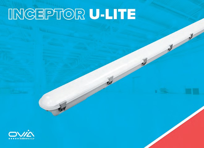 Inceptor U-Lite – the new slimline LED luminaire from Ovia - Electrical ...
