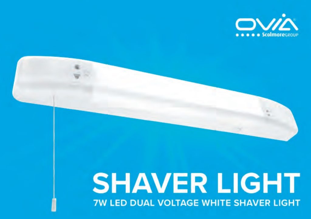 Novus – new dual voltage LED shaver light from Ovia - Electrical Wholesaler